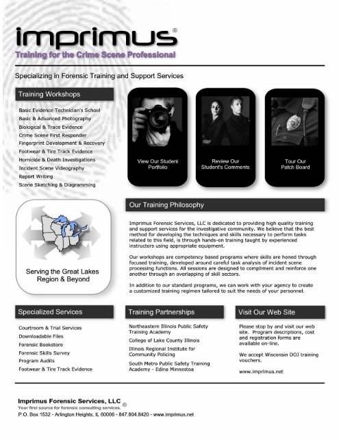 CRIME SCENE ENTRY LOG SHEET - Imprimus Forensic Services