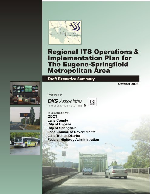 ITS Deployment Plan - Lane Council of Governments (LCOG)