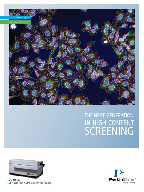 Operetta The Next Generation in High Content Screening