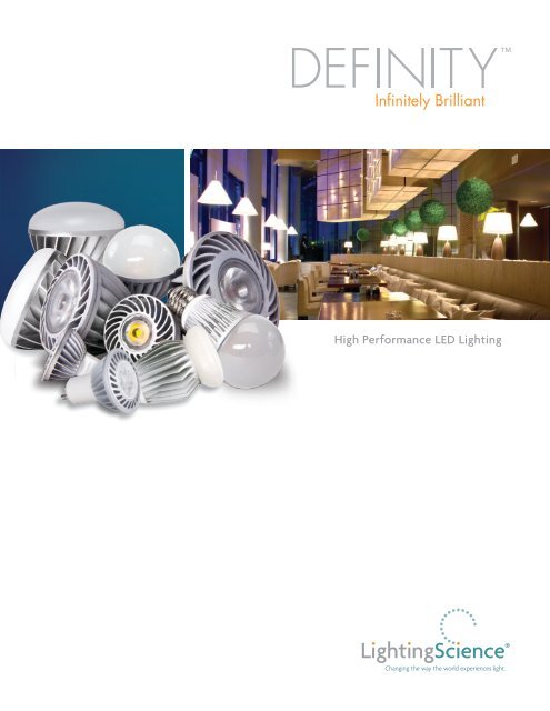 Definity Lamp Brochure - Lighting Science Blog
