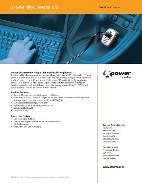XPower - Micro Inverter-175.pdf - Xantrex
