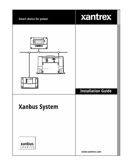 Xanbus System Installation Guide - Xantrex