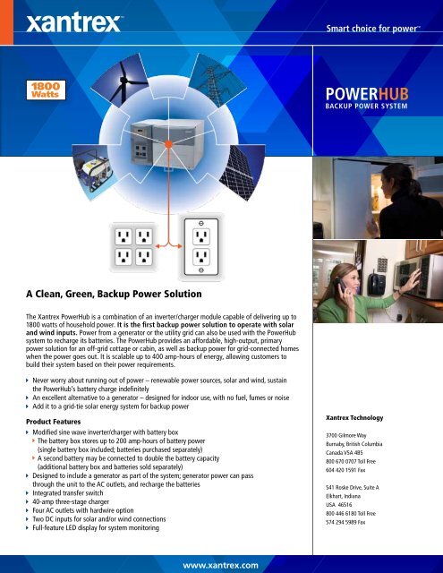 PowerHub 1800 - Xantrex