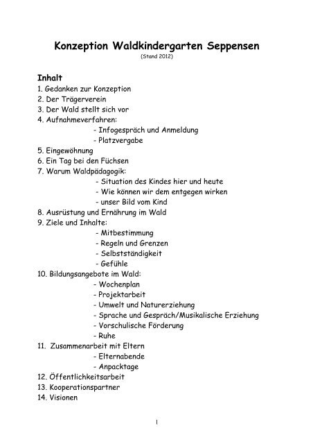 Konzeption Waldkindergarten Seppensen - Kindergartenverein ...