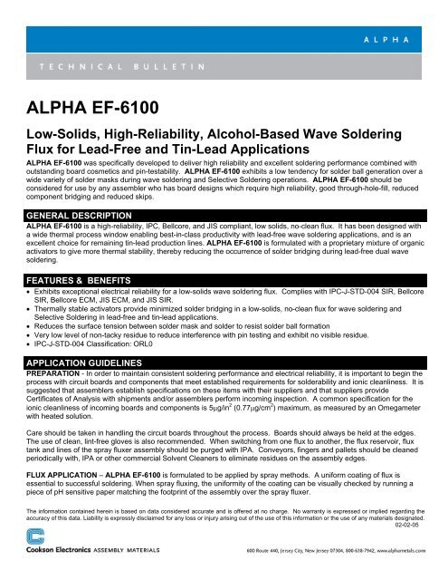 ALPHA EF-6100 - Lenz