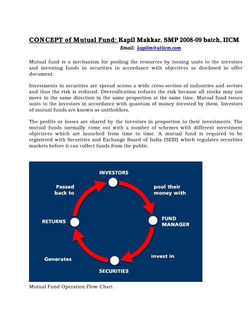 Mutual Funds Flow Chart