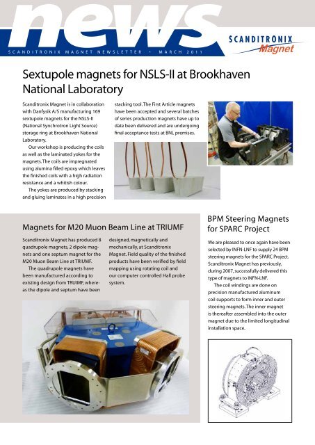 Scanditronix Newsletter 11 - Scanditronix Magnet