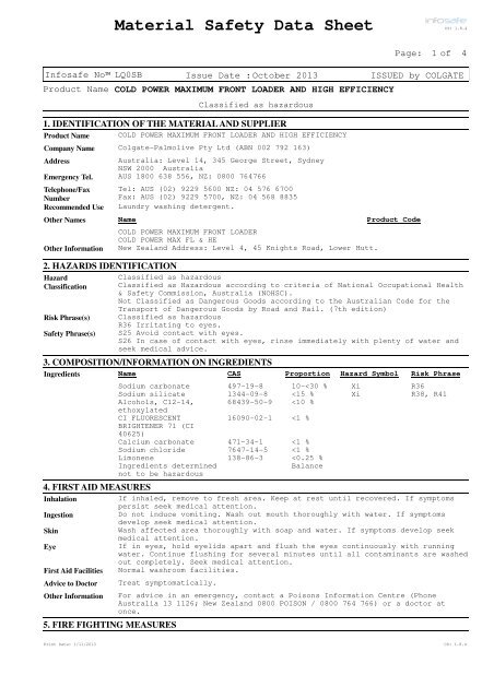 Cold Power Powder - Colgate