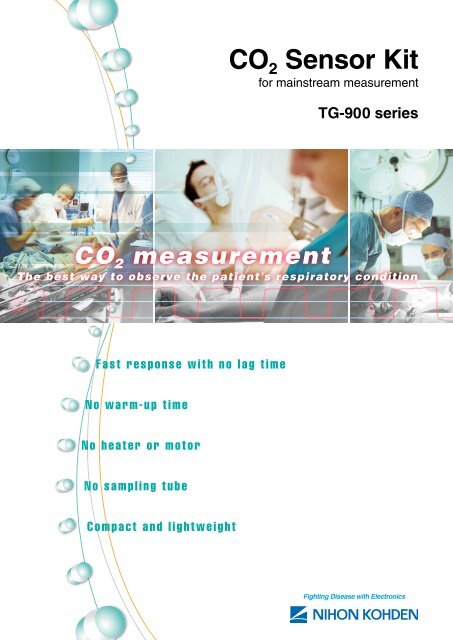 TG-900 series CO2 Sensor Kit - Nihon Kohden