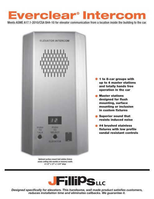 Product sheet - Everclear Intercom