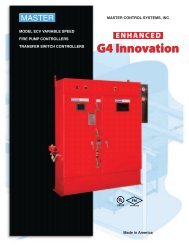 diesel fire pump controller instruction manual - Master Control ...