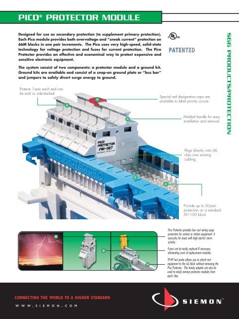 PICO Protector Module - Siemon