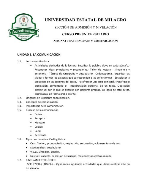 UNIVERSIDAD ESTATAL DE MILAGRO