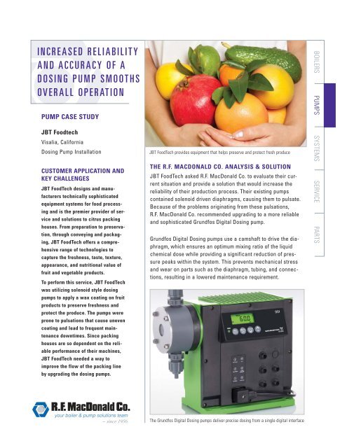 JBT Foodtech - RF MacDonald Co.