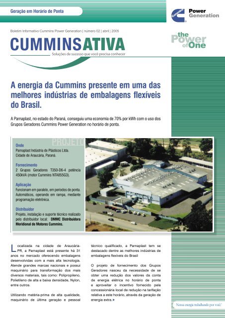 PROJETO - Cummins Power Generation