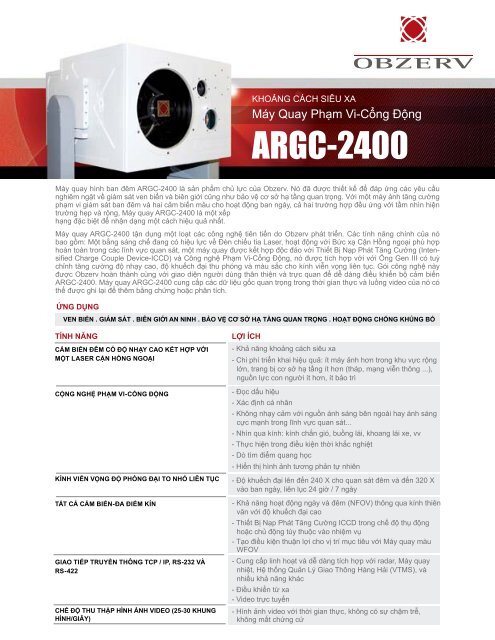 ARGC-2400 - OBZERV