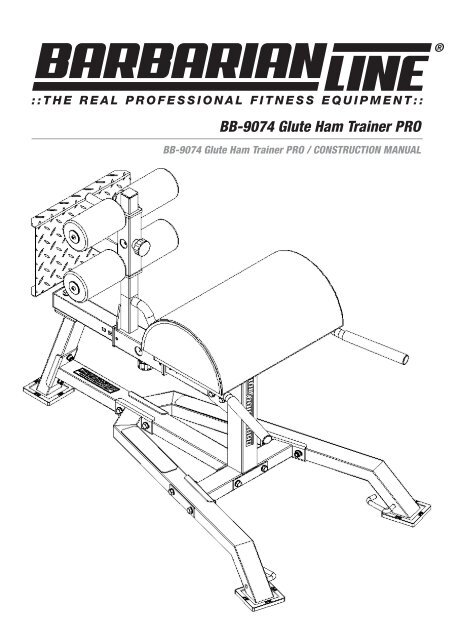 BB-9074 Glute Ham Trainer PRO - Barbarian Line
