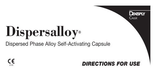 DispersalloyÂ® - Dentsply