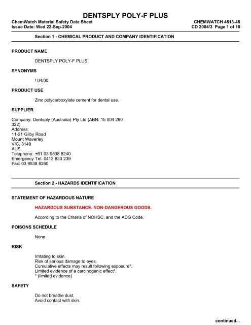 dentsply poly-f plus