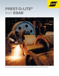 SAFETY DATA SHEET - ESAB