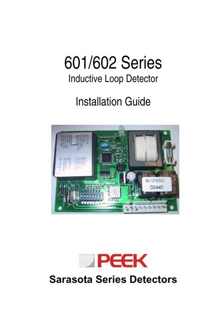 601/602 Series - Peek Traffic