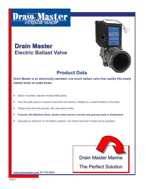 Drain Master Electric Ballast Valve