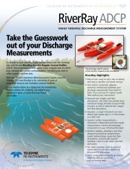 Teledyne Workhorse Monitor ADCP 1200 kHz, 600 ... - AquaVision