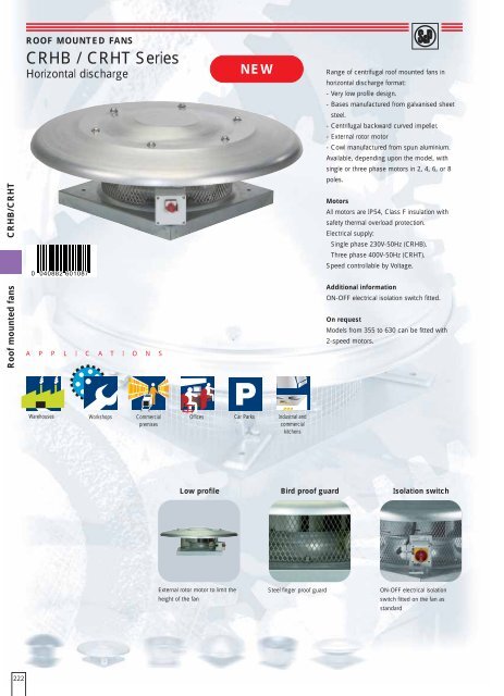 CRHB / CRHT Series - Klimats24.lv