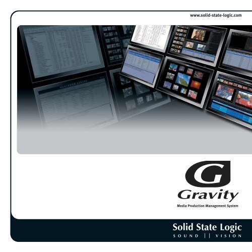 Gravity brochure - Solid State Logic