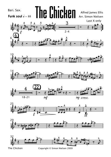 The Chicken Bari. Sax.