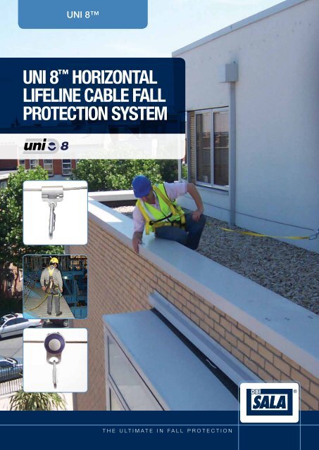 uni 8â ¢ horizontal lifeline cable fall protection system - RIBA ...