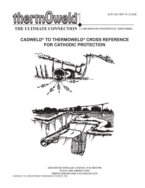 the ultimate connection cadweld® to thermoweld® cross reference ...