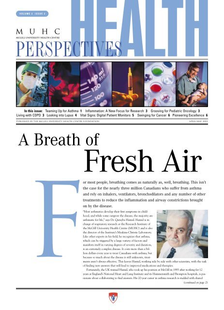 A New Focus - MUHC Foundation