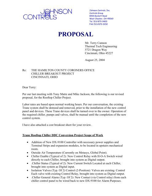 PROPOSAL - Facilities Projects Home