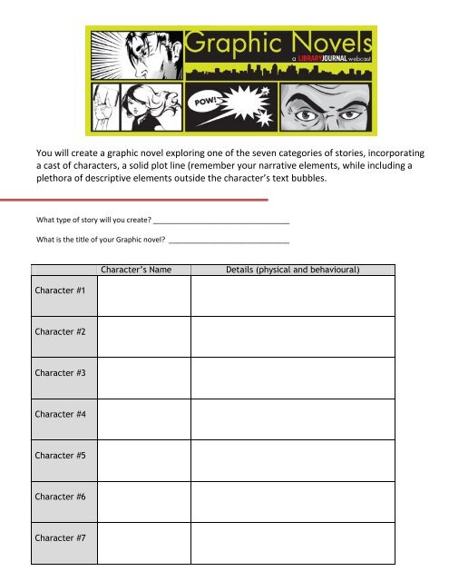 graphic novel organizer.pdf - GDHS English Department