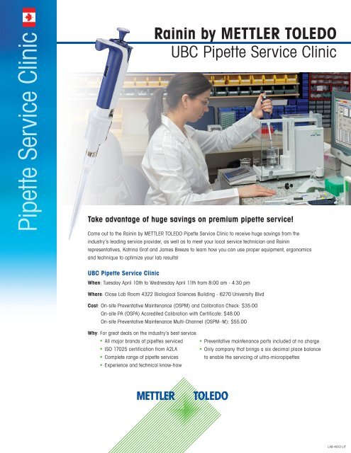 UBC_clinic-poster - Mettler Toledo