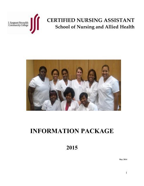 Information Packet - J. Sargeant Reynolds Community College