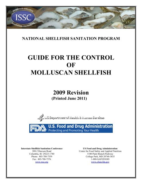 Guide for the Control of Molluscan Shellfish 2009 Revision