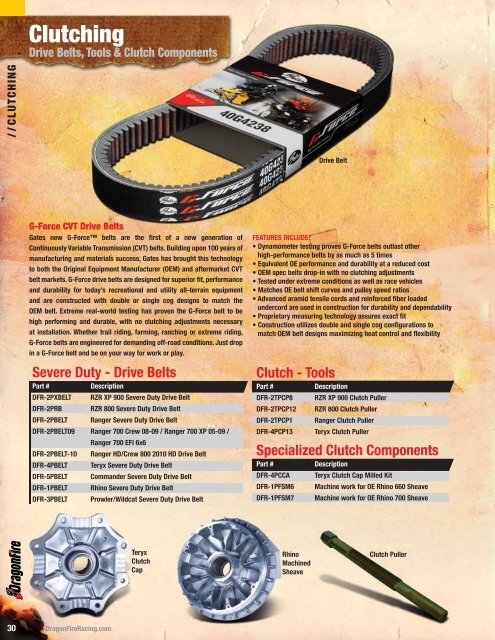 Catalog Part 2 - DragonFire Racing