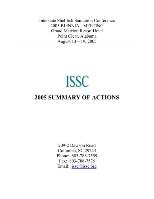 Full Document - Interstate Shellfish Sanitation Conference