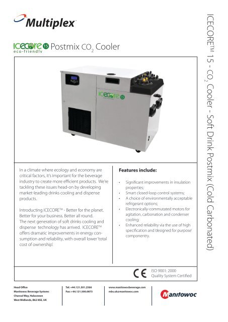ICECORE 15 - Manitowoc Beverage Systems