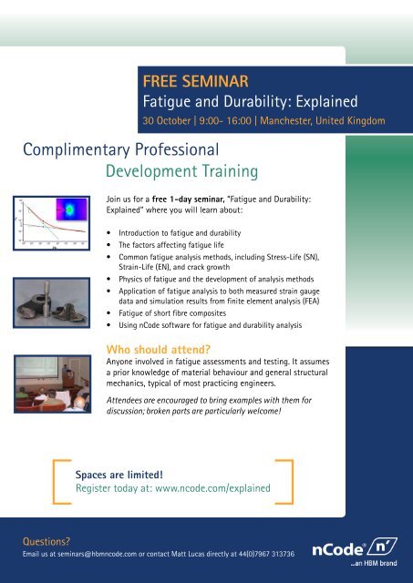 Download Agenda - HBM nCode