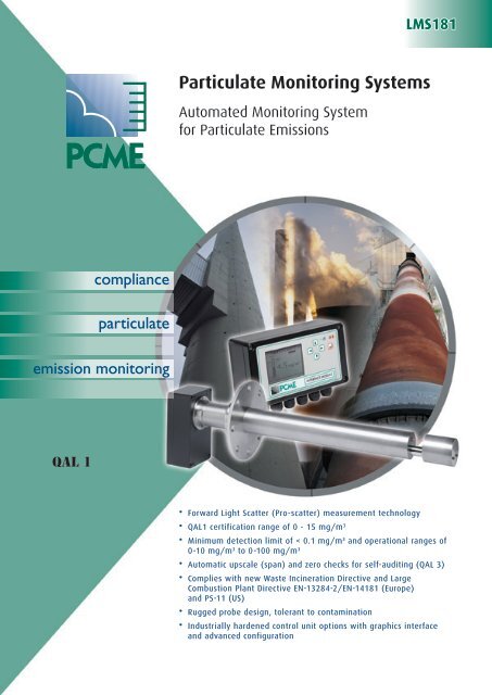 LMS181 Particulate Monitoring Systems - CMB Control