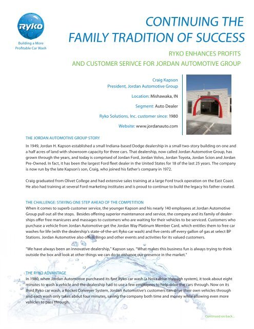 download pdf - Ryko Manufacturing