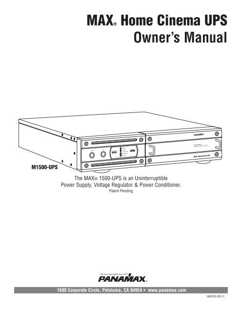 Home Cinema Power Control Software - Panamax!