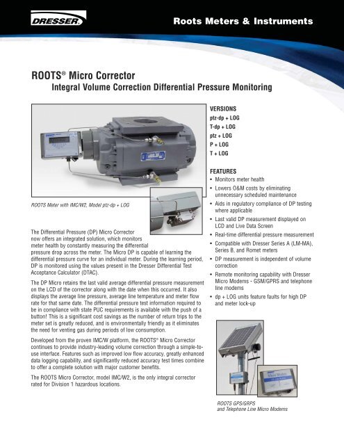 ROOTSÂ® Micro Corrector - King Gage Engineering