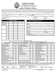 Day Care-Head Start Physical Form - Memorial Medical Group