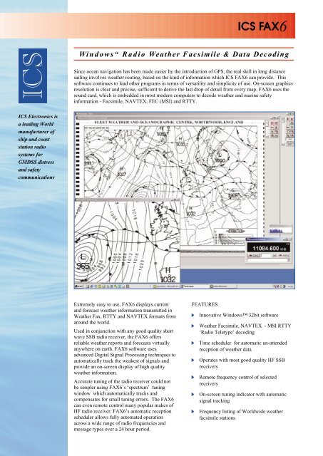 ICS FAX6 - ICS Electronics Ltd