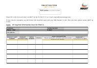 MAST Rating Form