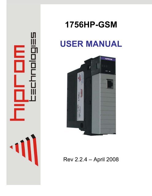 1756HP-GSM User Manual 2.24 - Hiprom